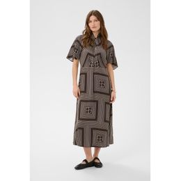 Soaked in Luxury Kleid SLBecca Regular fit in Chocolate Torte Monogram | Gr.: M
