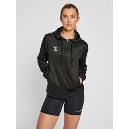 Hummel Rei&szlig;verschluss Jacke Hmlcore Damen in BLACK | Gr.: XXL