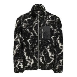 Only & Sons Only & Sons &Uuml;bergangsjacke 'JAIMY' Herren Gr&ouml;&szlig;e S schwarz / wei&szlig; Sommerjacke