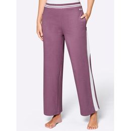 WITT WEIDEN Hose in violett-wei&szlig; | Gr.: 18/19