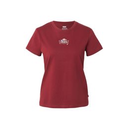 Levi's Levi's T-Shirt 'THE PERFECT' Damen Gr&ouml;&szlig;e S dunkelrot / wei&szlig;