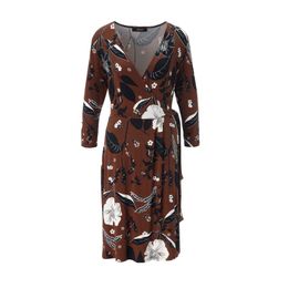 Aniston SELECTED Jerseykleid in braun-gemustert | Gr.: 42