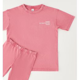 IDO M&auml;dchen Shorts "GIRL SUMMER SET", pink, Gr. 152, 95% Baumwolle, 5% Elasthan, Hosen