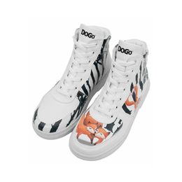 DOGO Damen Sneaker "Ace Boots You're The Colour Of My Life Damen Stiefeletten, Ace", Gr. 41, orange, Lederimitat, Schuhe, Handgefertigt
