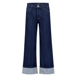 Zero Used Look-Jeans mit Biesen Style Witney in Dark Blue Denim | Gr.: 42