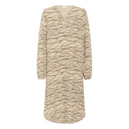 Kaffe Kleid 'KARita' Damen Gr&ouml;&szlig;e 44 beige / schwarz Sommerkleid