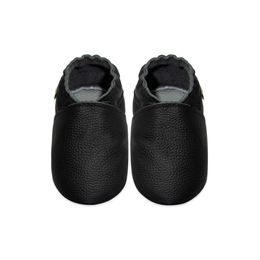 Sayoyo Baby Krabbelschuhe aus Leder, weiche Lauflernschuhe mit rutschfester Sohle | Gr.: 20/21