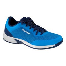 Kempa M&auml;dchen Hallenschuh "Hallen-Sport-Schuhe Kourtfly Three", Gr. 6, blau, Obermaterial: 100% Textilmaterial TEXMAT., Schuhe