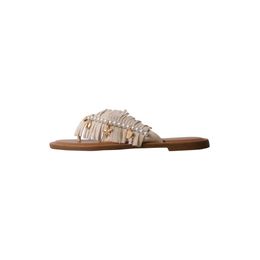 Findlay Flache Slipper-Sandalen &bdquo;Paris&ldquo; Beige | Gr.: 39