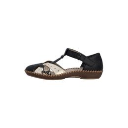 Rieker Preston-Sandale mit Klettverschluss Schwarz | Gr.: 40