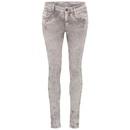 HANGOWEAR Damen Trachtenhose "Jeanshose HENDRINA", grau, Gr. 46, Obermaterial: 98% Baumwolle CO. 2% Elasthan EL., Hosen