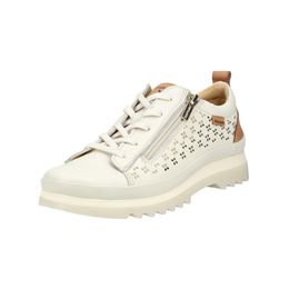 Pikolinos Damen Schn&uuml;rschuh "Pikolinos Halbschuhe Leder", Gr. 37, wei&szlig;, Leder, Schuhe