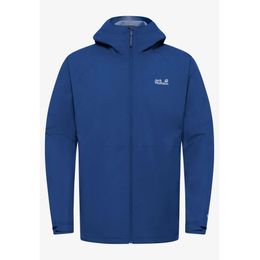 Jack Wolfskin Regenjacke in blau | Gr.: XL