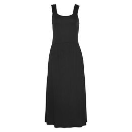 Beachtime by Lascana Damen Jerseykleid, schwarz, Gr&ouml;&szlig;e 44