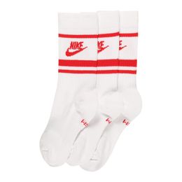 Nike Sportswear Socken 'Everyday Essential' Damen Gr&ouml;&szlig;e 42/46 knallrot / wei&szlig;