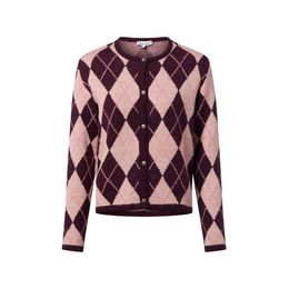More & More More & More Strickjacke in altrosa aubergine - 0001 | Gr.: 40