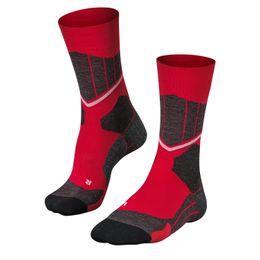 Falke Damen Socken "SC1", Gr. 37, rot, Obermaterial: 36% Polypropylen PP. 25% Polyamid PA. 22% Wolle WO. 15% Polyacryl PAN. 2% Elasthan EL., Socken