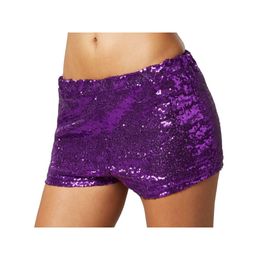TecTake Shorts mit gl&auml;nzenden Pailletten, f&uuml;r viele Outfits und Anl&auml;sse | Gr.: L