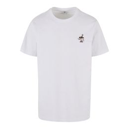 Mister Tee T-Shirt 'Peace Noodles' Herren Gr&ouml;&szlig;e L gelb / dunkelrot / schwarz / wei&szlig;