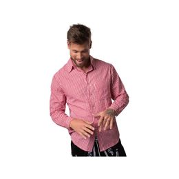 TecTake Trachtenhemd, F&uuml;r viele Outfits & Anl&auml;sse, Langarmhemd mit Knopfleiste | Gr.: XL