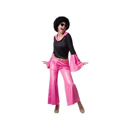 TecTake T&auml;nzerin/Partyg&auml;ngerin, Zweiteiliges Disco-Outfit im Stil der 70er | Gr.: S