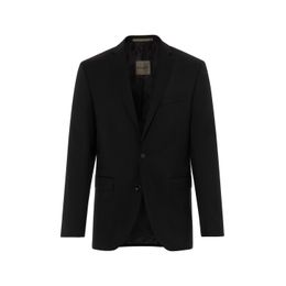 Benvenuto. Herren Anzugsakko "ROMEO", schwarz, Gr. 48, uni, Obermaterial: 100% Wolle WO. Futter: 100% Viskose CV. 100% Viskose CV., Sakkos, mit