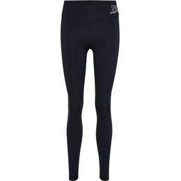 Hummel Leggings Hmlte Fundamental Damen in BLACK/WHITE2 | Gr.: XS