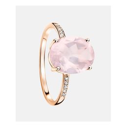 Diamant L'&eacute;ternel Ring aus 375 Ros&eacute;gold mit Diamant | Gr.: 60