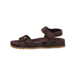 Paul Green Damen Riemchensandale "Paul Green Sandalen Veloursleder", Gr. 36mocca, Veloursleder, Schuhe