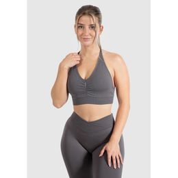 Smilodox Sport BH Silvia Scrunch in Anthrazit | Gr.: L