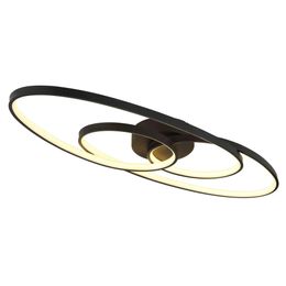 Globo Lighting Deckenleuchte schwarz Ma&szlig;e (cm): B: 30 H: 8 &raquo; H&ouml;ffner