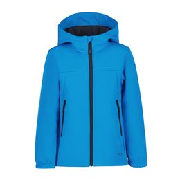 Icepeak Jungen Softshelljacke "KONAN JR", blau, Gr. 152, Softshell, Obermaterial: 95% Polyester, 5% Elasthan, Jacken, mit Rei&szlig;verschlusstaschen,