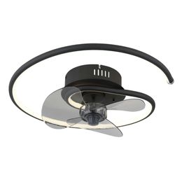 Globo Lighting Deckenventilator schwarz Ma&szlig;e (cm): H: 13,9 &Oslash;: 45 &raquo; H&ouml;ffner