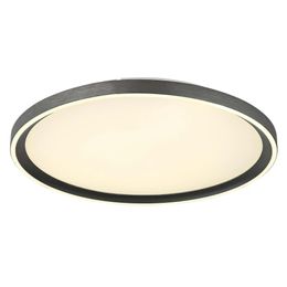 Globo Lighting Deckenleuchte grau Ma&szlig;e (cm): H: 5,5 &Oslash;: 40 &raquo; H&ouml;ffner