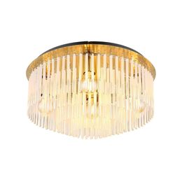 Globo Lighting Deckenleuchte gold Ma&szlig;e (cm): H: 25 &Oslash;: 50 &raquo; H&ouml;ffner