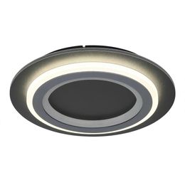 Globo Lighting Deckenleuchte schwarz Ma&szlig;e (cm): H: 5,5 &Oslash;: 34 &raquo; H&ouml;ffner
