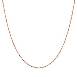 Glanzst&uuml;cke M&uuml;nchen Damen Kette ohne Anh&auml;nger "GSM859", 45cm, Silber 925 (Sterlingsilber), rosa, GLANZST&Uuml;CKE M&Uuml;NCHEN, Silber 925 (Sterlingsilber), Halsketten, aus