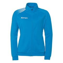 Kempa Damen Trainingsjacke "Trainingsjacke Ambition 28 Poly Women", blau, Gr. XS, Obermaterial: 100% Polyester Pol. recyc.., Jacken