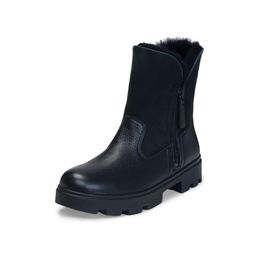 vitaform Hirschleder & Lammleder Doubleface Stiefeletten in schwarz | Gr.: 35