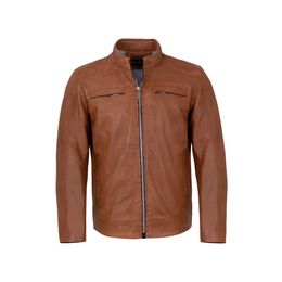 Jilani Lederjacke Lammnappa in Braun | Gr.: 50