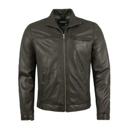 Maddox Lederjacke Lammnappa in Dunkelbraun | Gr.: 54