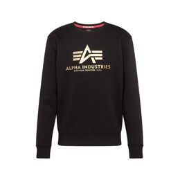 Alpha Industries Sweatshirt male size XXL Gold / Black