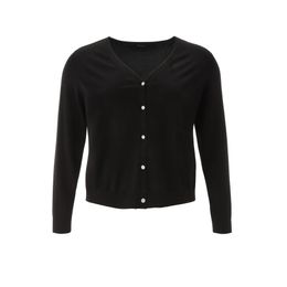 Aniston PLUS Strickjacke in schwarz | Gr.: 46