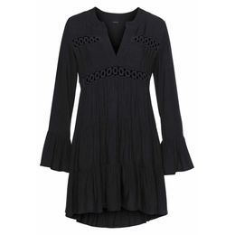 Lascana Longbluse in schwarz | Gr.: 48/50