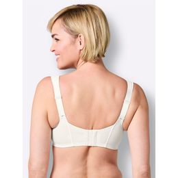 MMTC Damen Entlastungs-BH, Gr. 80, wei&szlig;, 86% Polyamid, 14% Elasthan, BHs