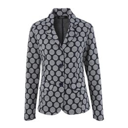 Aniston SELECTED Jerseyblazer in dunkelblau-grau | Gr.: 38