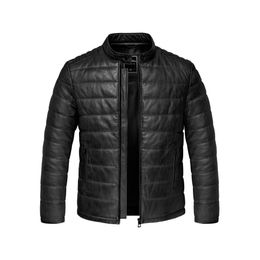 Amaci&Sons Amaci&Sons Lederjacke ELOY in Schwarz | Gr.: XXXL