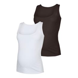 V&eacute;ro Moda Vero Moda 2er-Pack Top in Chocolate Torte | Gr.: XXL