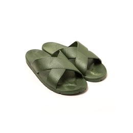 Brasileras Pantoletten "Loopz" in Milit&auml;rgr&uuml;n | Gr.: 45