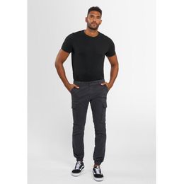 Alessandro Salvarini Hose A. Salvarini Herren Designer Cargohose NEU AS260 in Anthrazit | Gr.: W40/L34